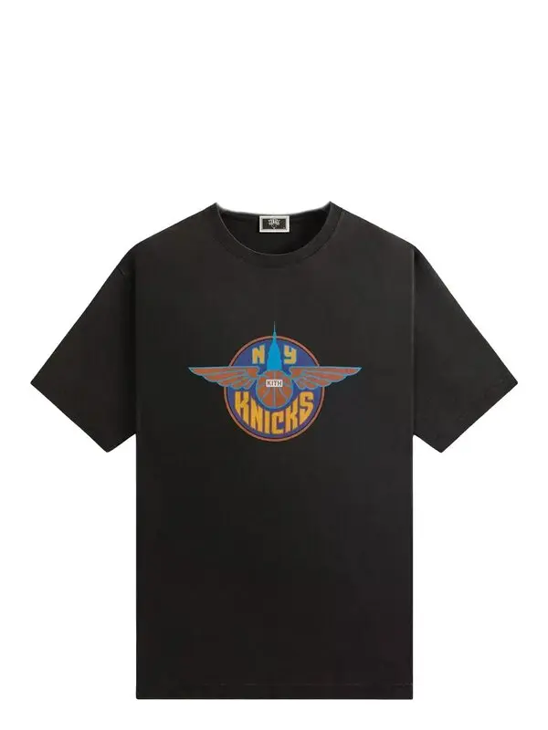 Kith X New York Knicks Wingman Vintage T-shirt - Black