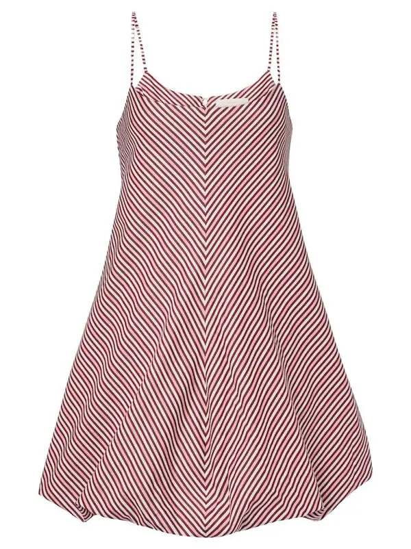 Faithfull The Brand Aniela Striped Cotton Mini Dress - Multicoloured