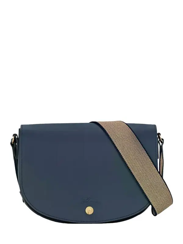 Longchamp Leather Crossbody Bag - Blue