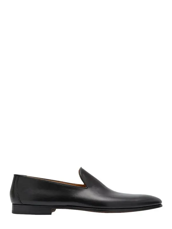 Magnanni Diaz Leather Loafers - Black