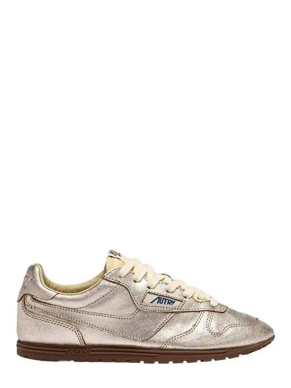 AUTRY Windspin Retro Metallic Runner Sneakers - Plativory