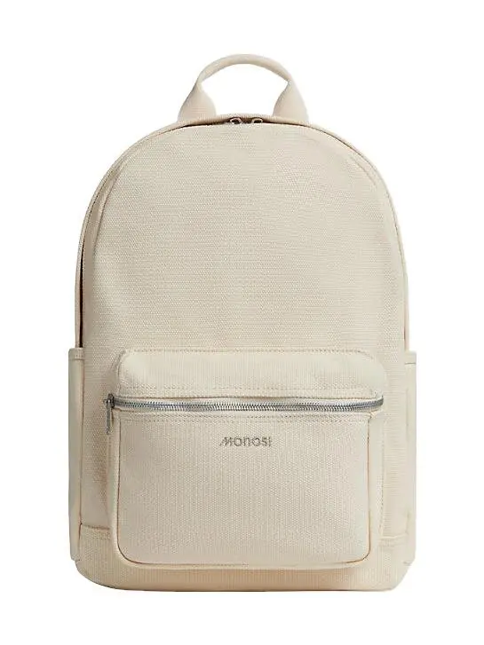 MONOS Cotton Canvas Backpack - Ecru