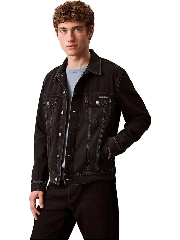 Calvin Klein Classic Trucker Jacket - Black