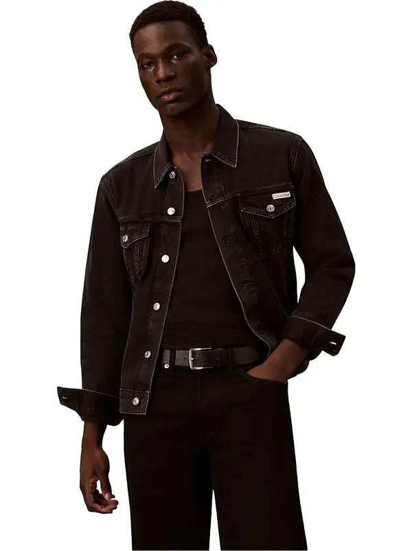 Calvin Klein Classic Trucker Jacket - Black