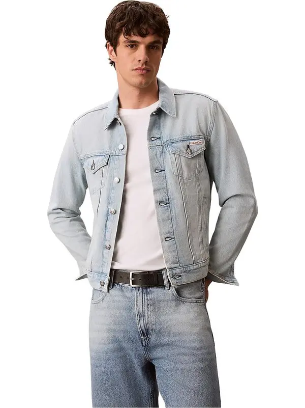 Calvin Klein Classic Trucker Jacket - Vintage Whisper
