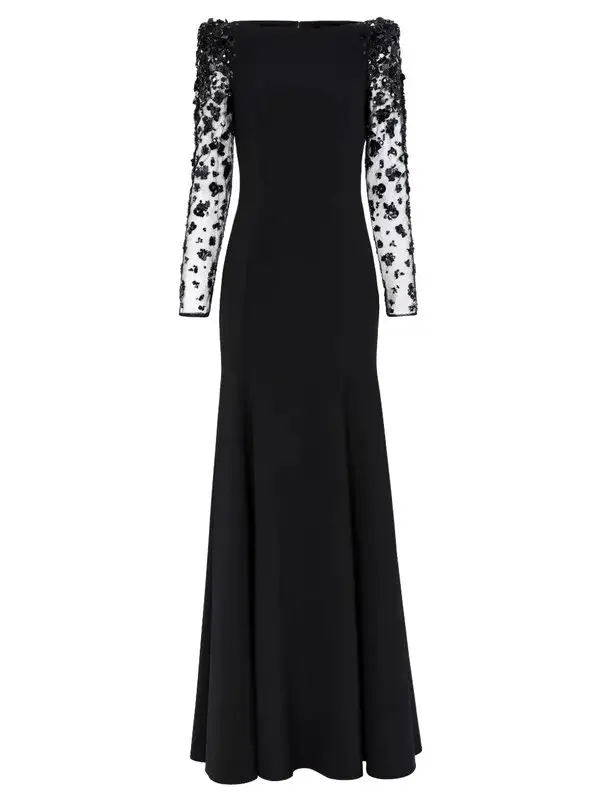 Jenny Packham Sylvia Maxi Dress - Black