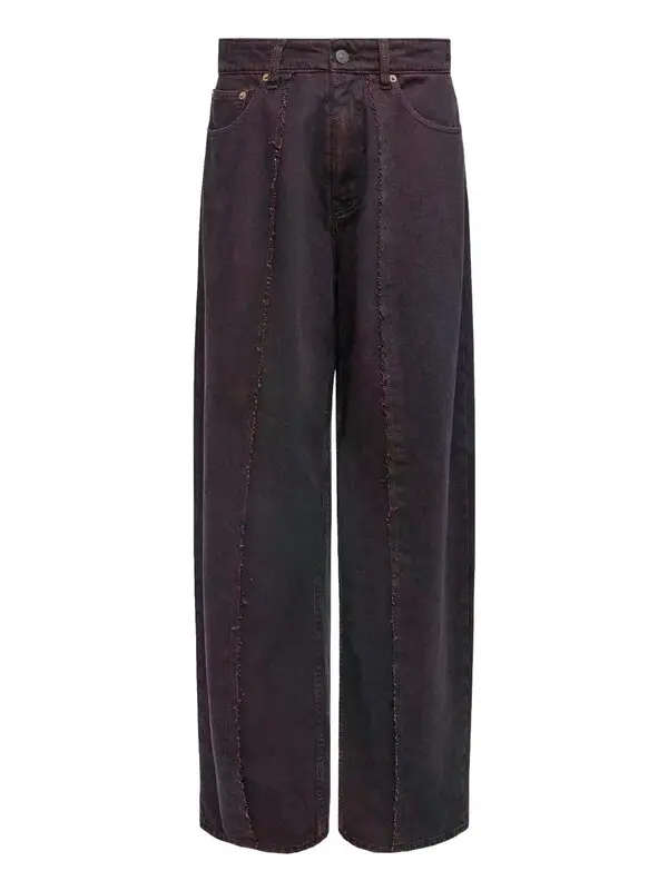 MAISON MARGIELA Single-stitch Logo Jeans - Purple