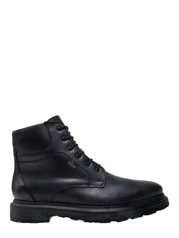 Lloyd Vine Lace-up Leather Boots - Black