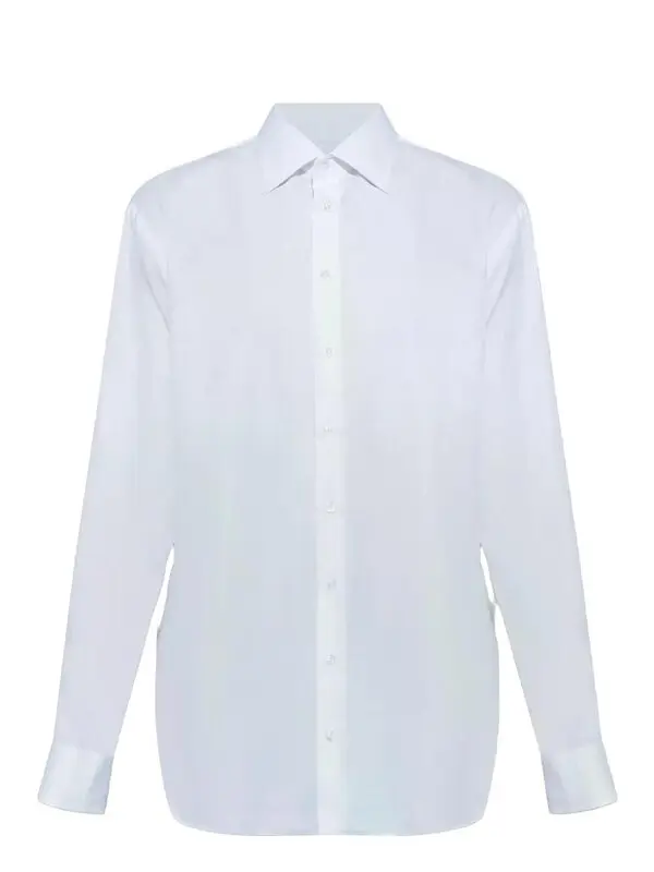 Giorgio Armani Classic-collar Button-up Shirt - White