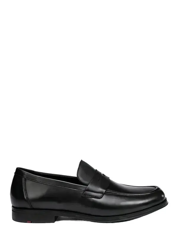 Lloyd Kairo Leather Loafers - Black