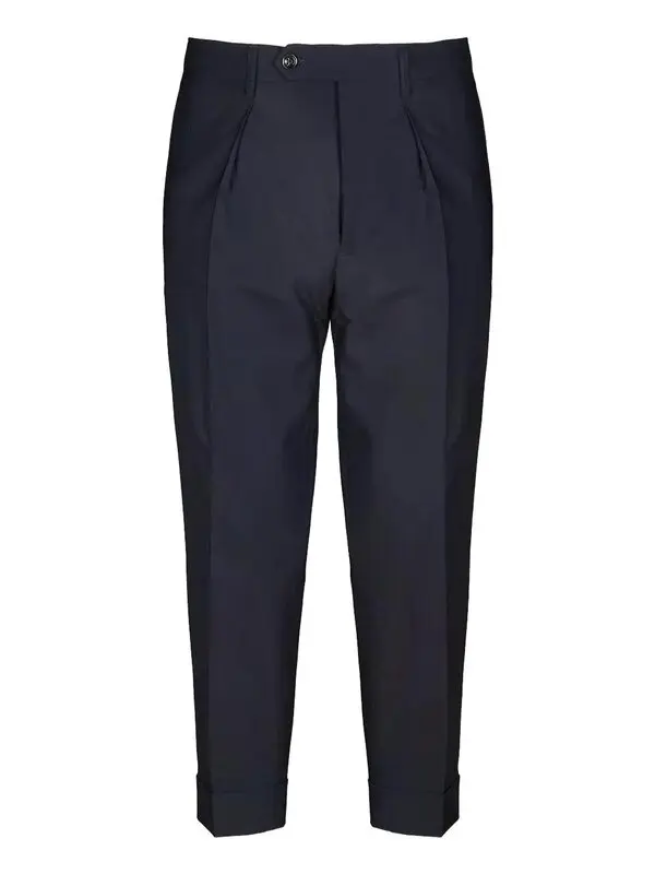 BERWICH Pleat-detailed Trousers - Blue