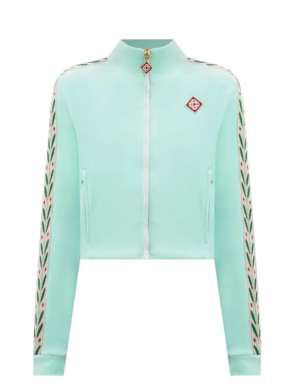 Casablanca Laurel Track Top - Green
