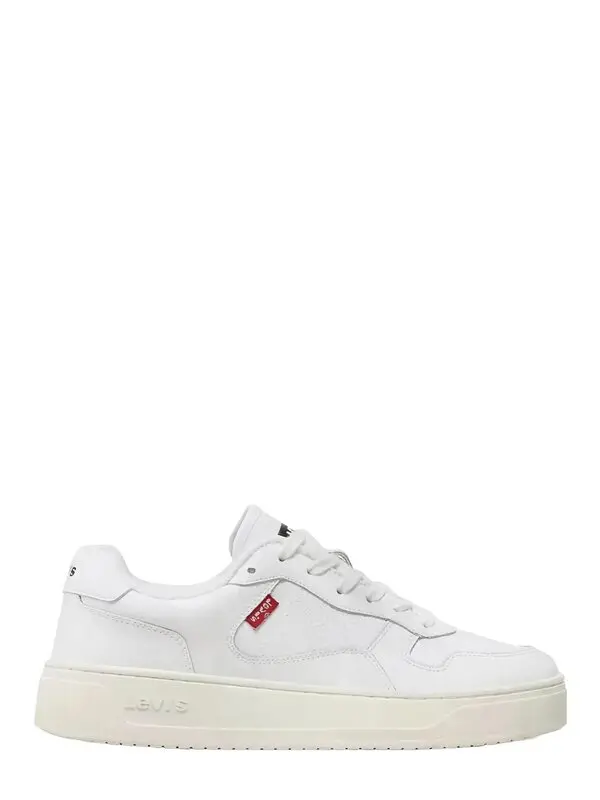 LEVI'S Glide Perforated-panel Low-top Sneakers - White