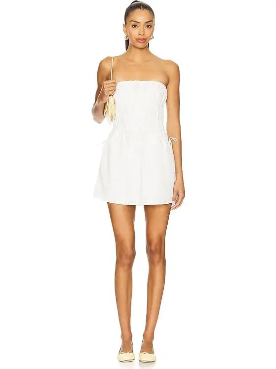 MORE TO COME Alba Strapless Dress - White