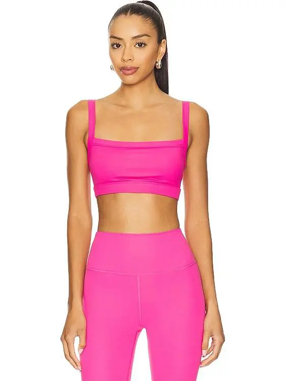 Splits59 Monah Rigor Sports Bra In Pink - Berry