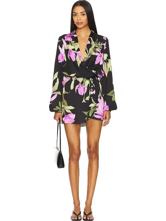 Rococo Sand X Mini Dress - Black