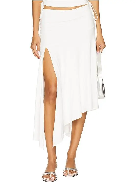 Superdown Jaqualina Midi Skirt - White