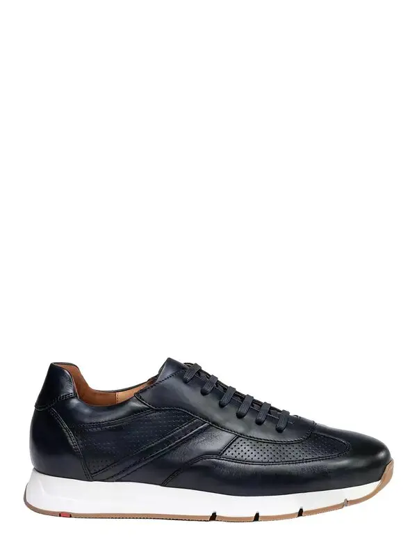 Lloyd Adlay Perforated Leather Sneakers - Black