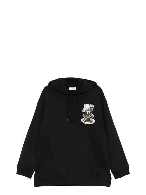 Moschino Hooded Sweatshirt - Black