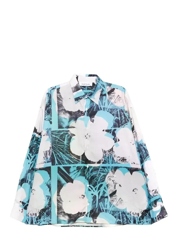 Études Studio Andy Warhol Flower Shirt - Grey