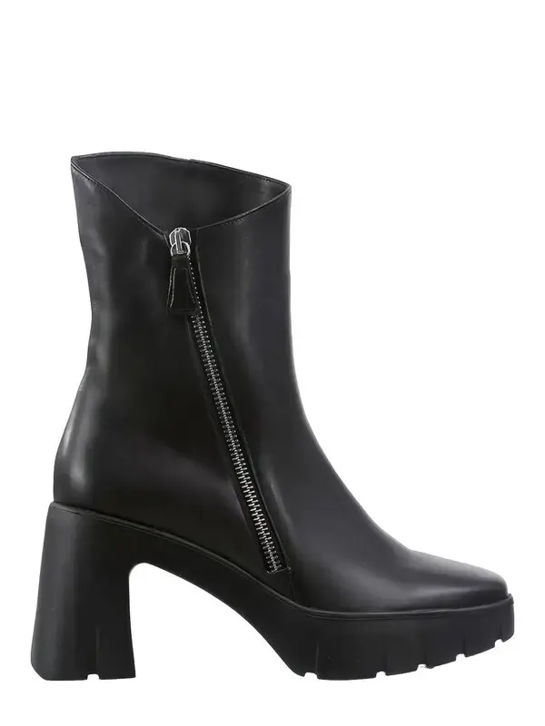 HOGL Manon Chunky Heeled Ankle Boots - Black