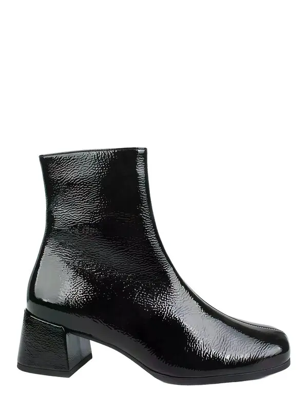 HOGL 50mm Lou Leather Ankle Boots - Black