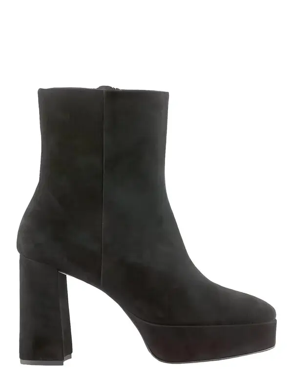 HOGL Nora Platform Block-heel Ankle Boots - Black