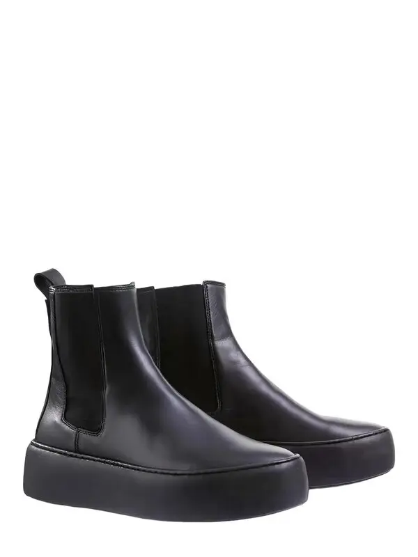 HOGL Connor Platform Chelsea Boots - Black