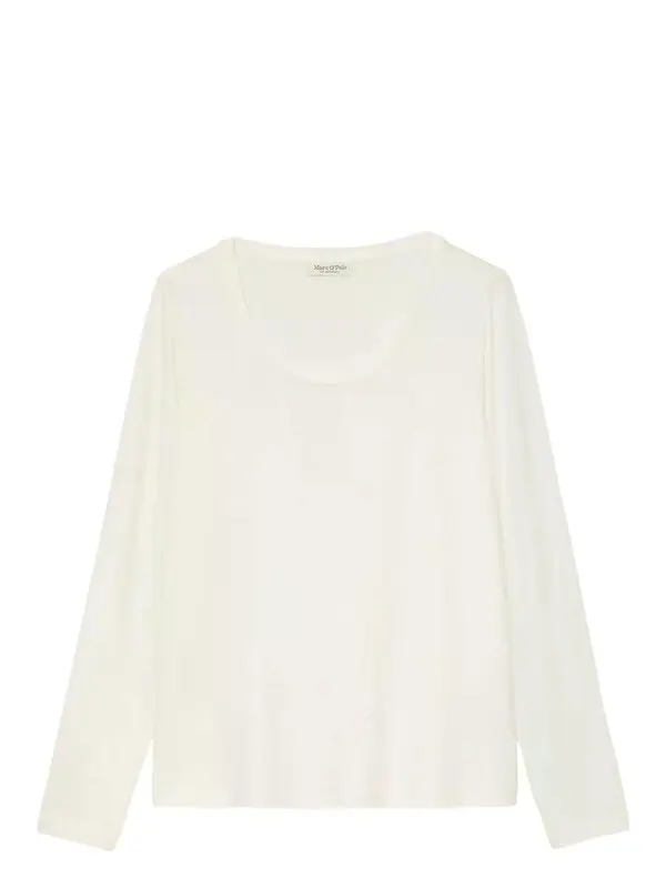 Marc O'polo Long-sleeve Scoop-neck Top - White