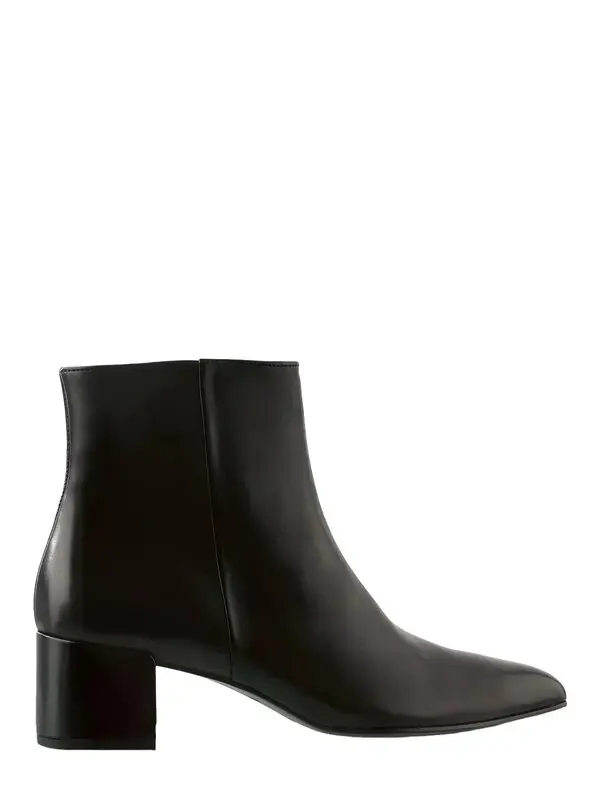 HOGL 50mm Beatrice Block-heel Ankle Boots - Black