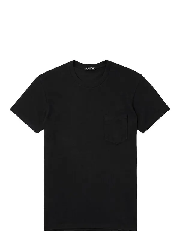 TOM FORD Slim-fit Cotton-jersey T-shirt - Black