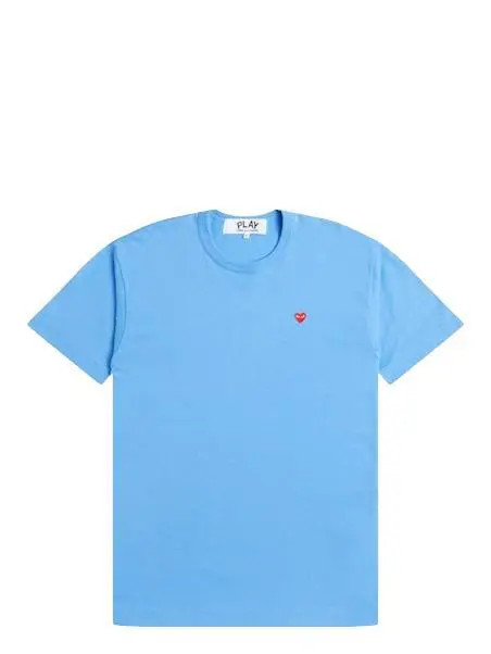 Play Comme Des Garcon Heart Logo Tee - Blue