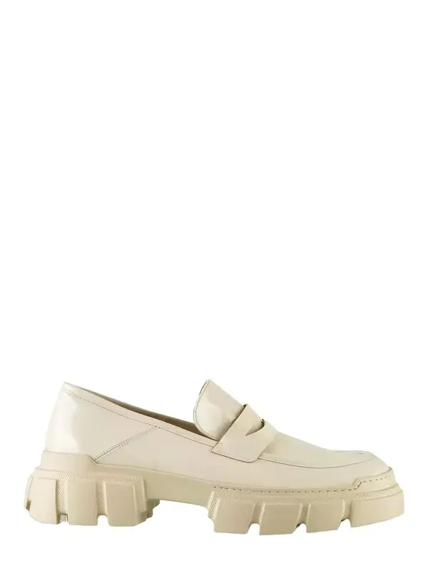 HOGL Vince Chunky-sole Leather Loafers - Neutrals