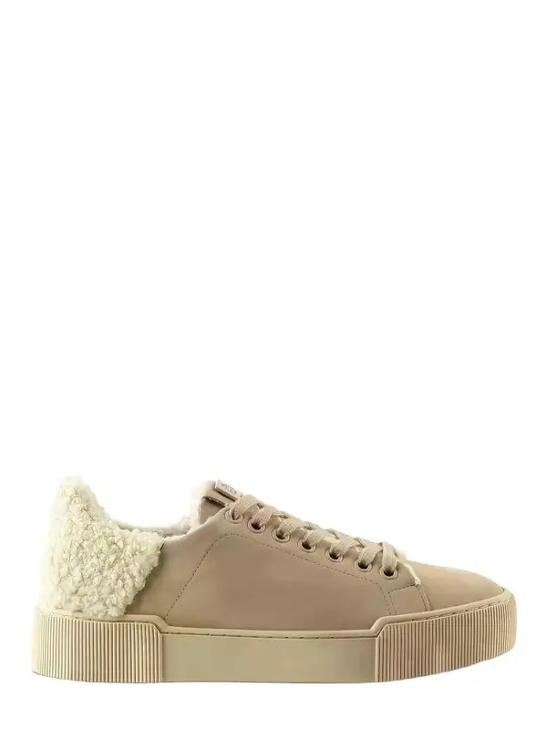 HOGL Fluffy Lace-up Sneakers - Brown