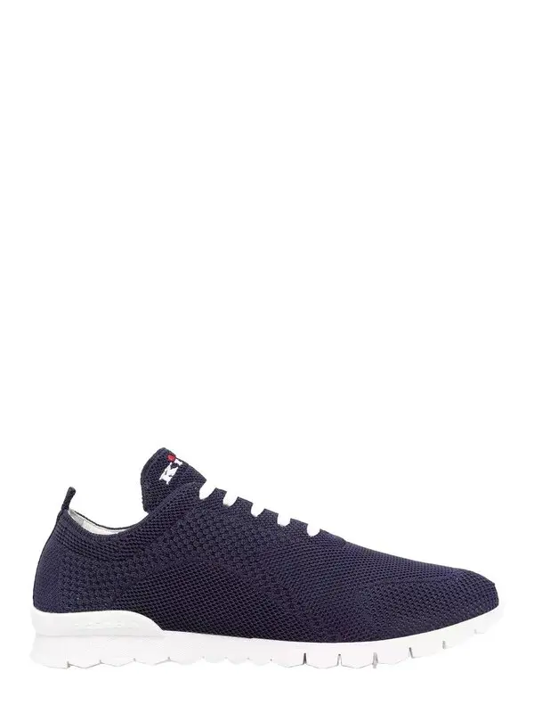 Kiton Knit Lace-up Sneakers - Blue