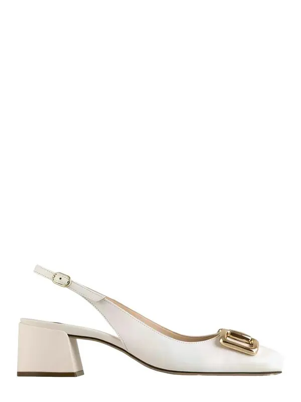 HOGL Mary Slingback Pumps - White