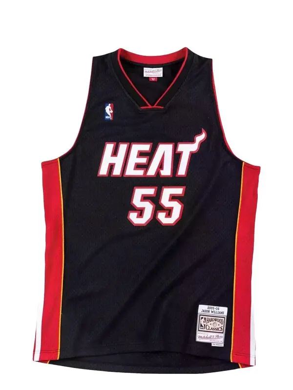 Mitchell & Ness X Miami Heat Dark Jersey Tank Top - Black