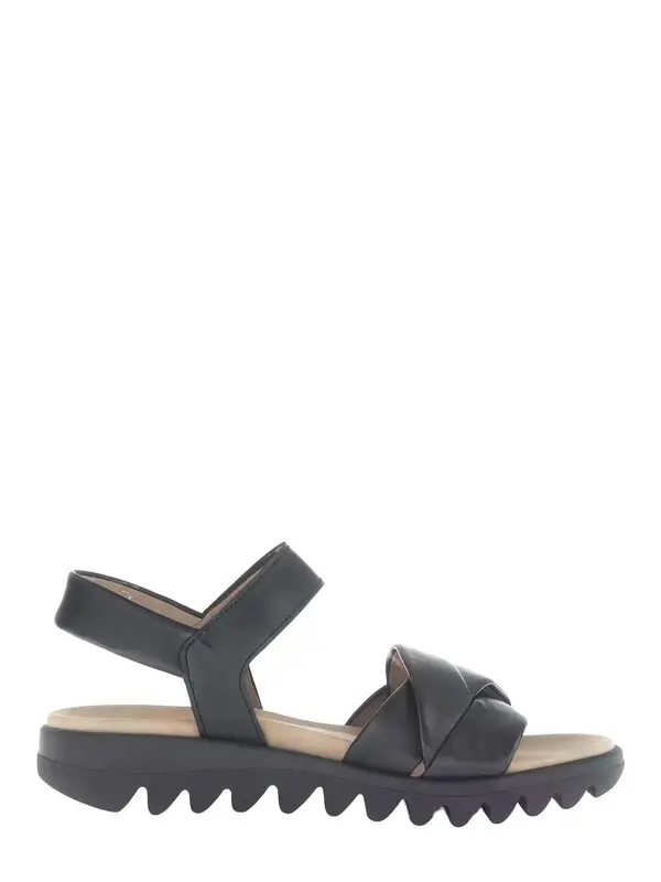 Gabor Cross-strap Sandals - Black