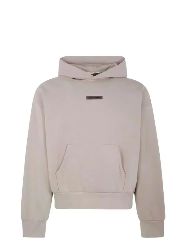 Fear Of God Logo-motif Hoodie - Neutrals