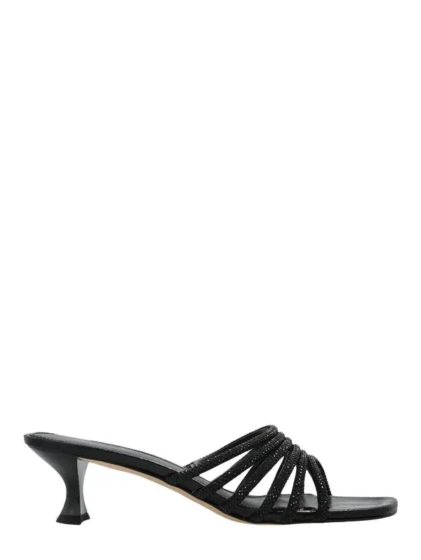 Michael Kors 55mm Haisley Mules - Black