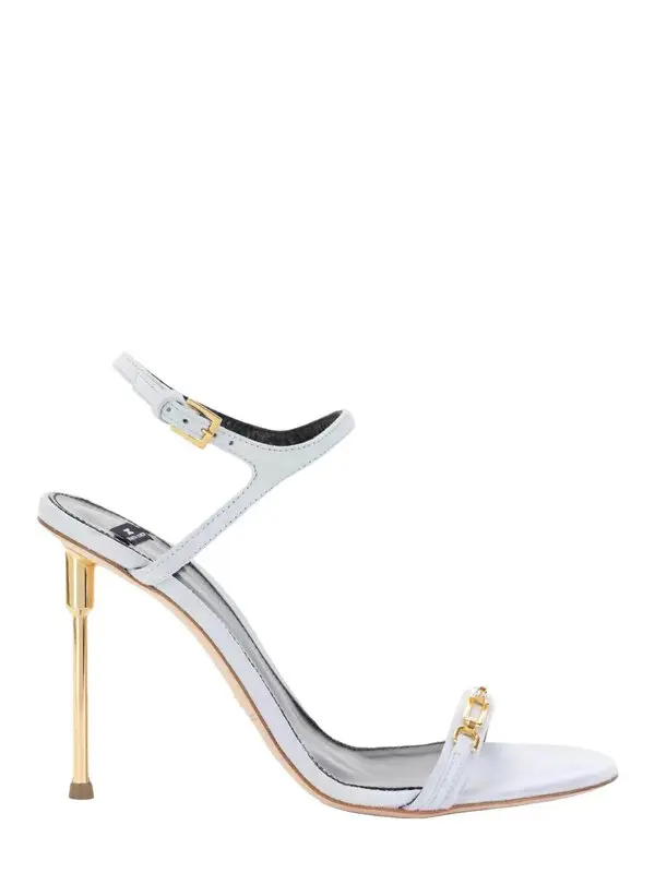 Elisabetta Franchi Strappy Stiletto Sandals - Neutrals