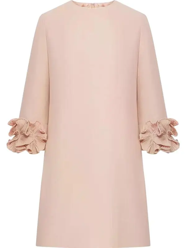 Valentino Garavani Ruffle-trim Mini Dress - Pink