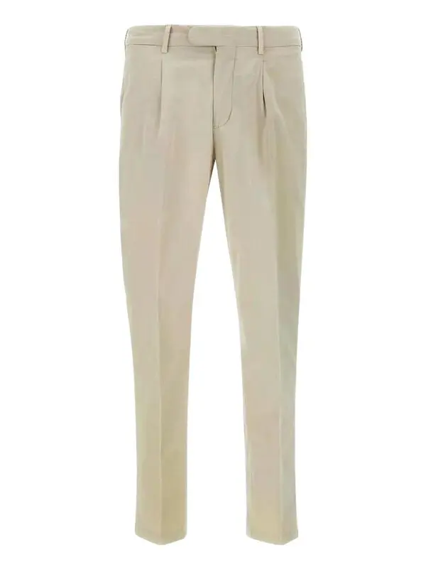 DEVORE INCIPIT Silk-blend Trousers - Neutrals