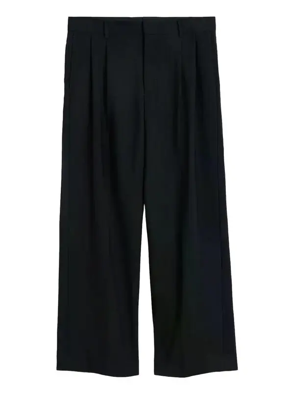 SUNFLOWER Pleated Trousers - Black