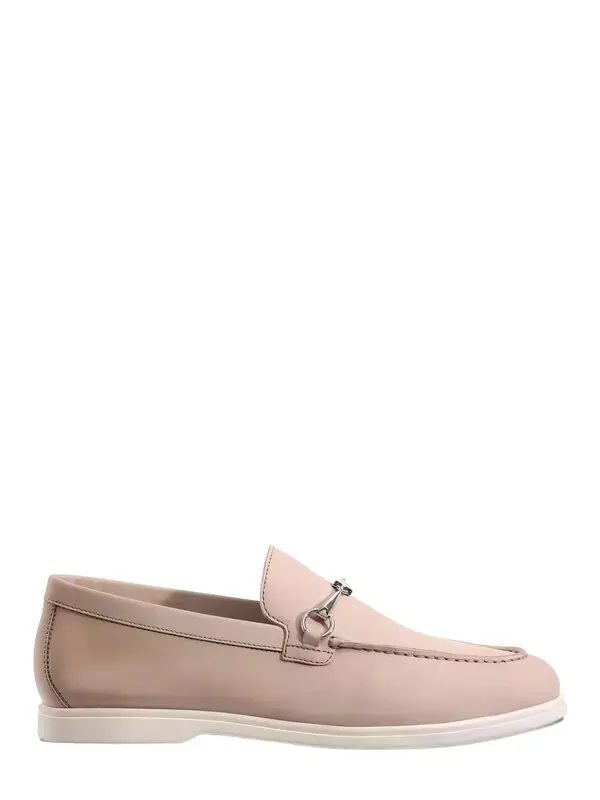 HOGL Horsebit Leather Loafers - Neutrals