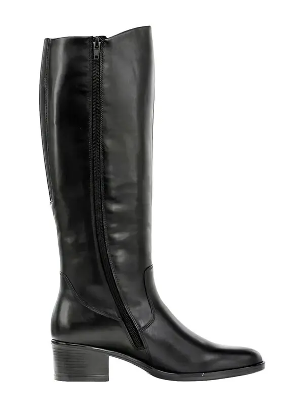 Gabor 50mm Isla Leather Boots - Black