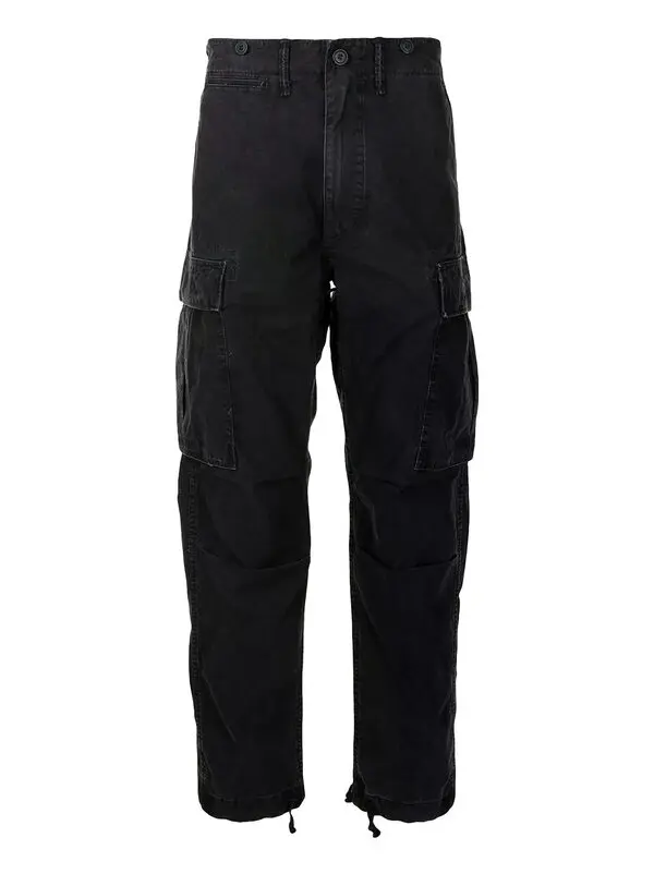 Ralph Lauren Straight-leg Cargo Trousers - Black