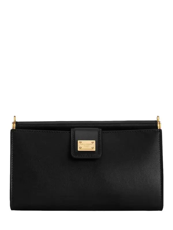 Dolce & Gabbana Leather Shoulder Bag - Black
