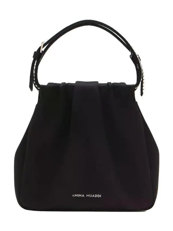 Amina Muaddi Vittoria Tote Bag - Black