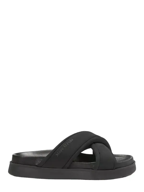 Marc O'polo Crossed-strap Slides - Black
